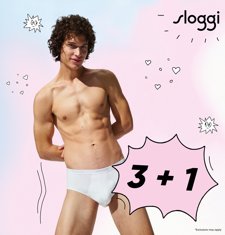 Sloggi actie 3+1 Gratis en Aanbiedingen | Bestel Nu| SloggiShop